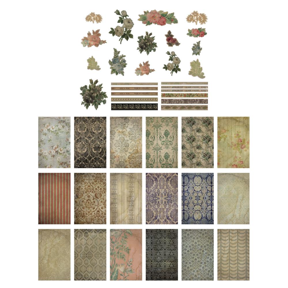 Worn Wallpaper Halloween - Tim Holtz - Idea-ology – Pumpkin Creek ...
