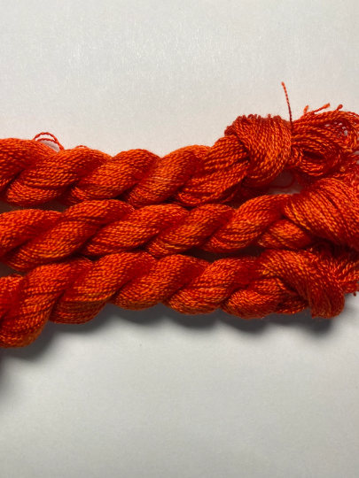 Sunbaked Orange | Fiberlicious Silk – Pumpkin Creek Primitives