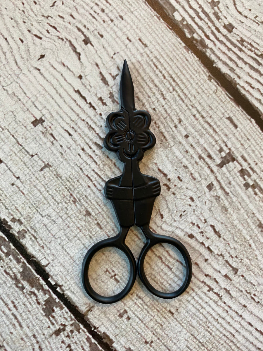 Flower Pot Scissors | Primitive Finish | Kelmscott Designs – Pumpkin ...