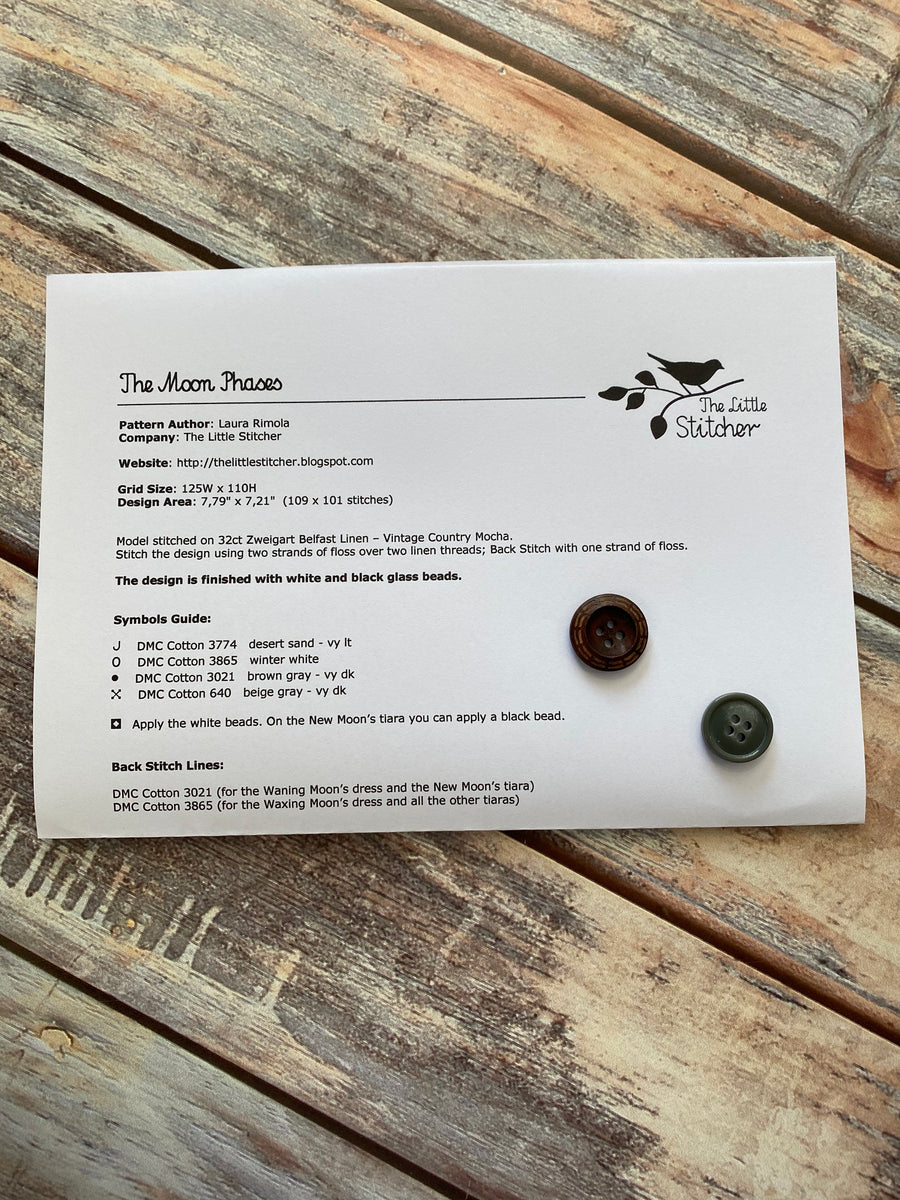 The Moon Phases | The Little Stitcher – Pumpkin Creek Primitives