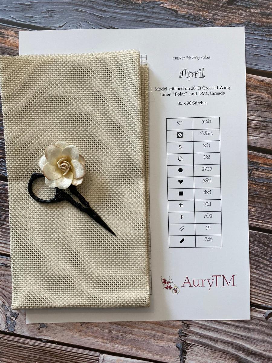 April | Quaker Birthday Cakes Series – Pumpkin Creek Primitives