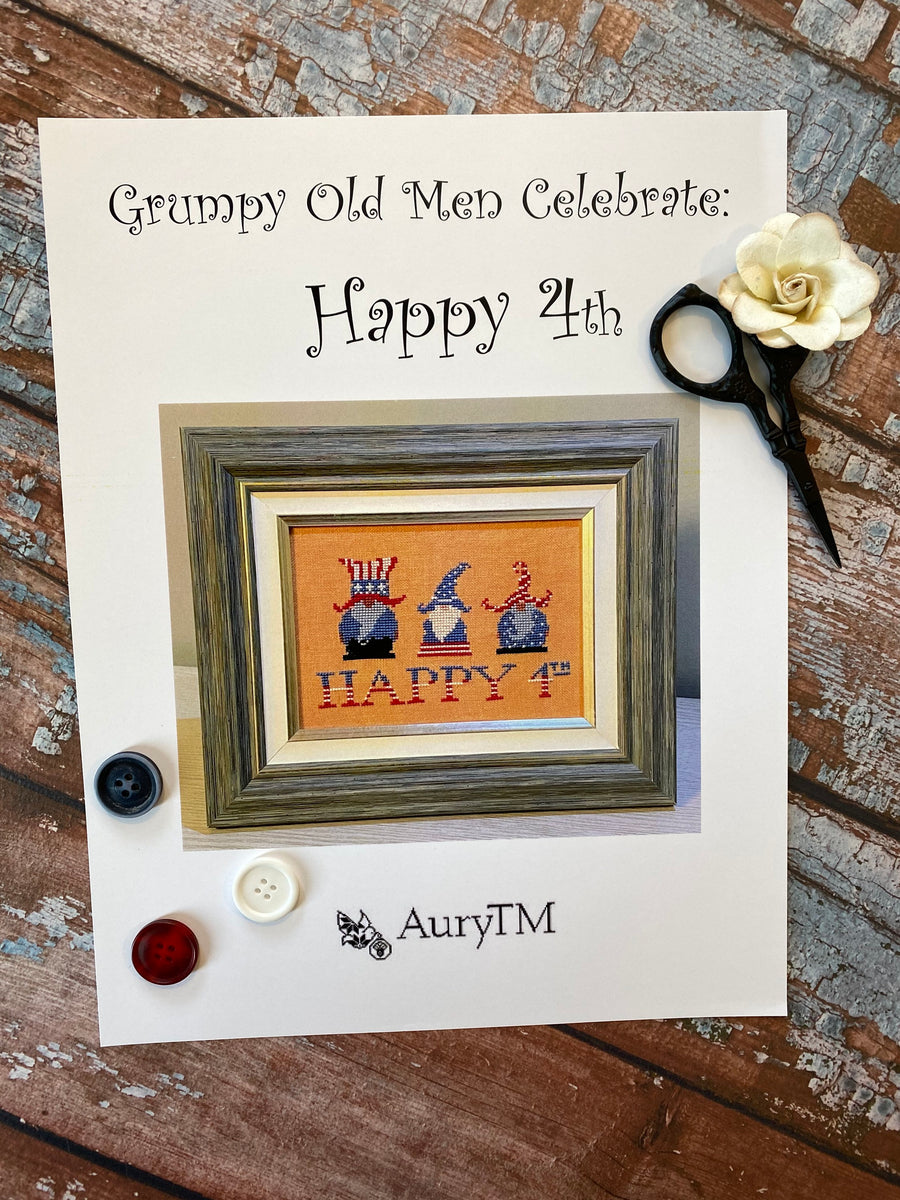 Happy 4th | Grumpy Old Men Celebrate: | AuryTM – Pumpkin Creek Primitives