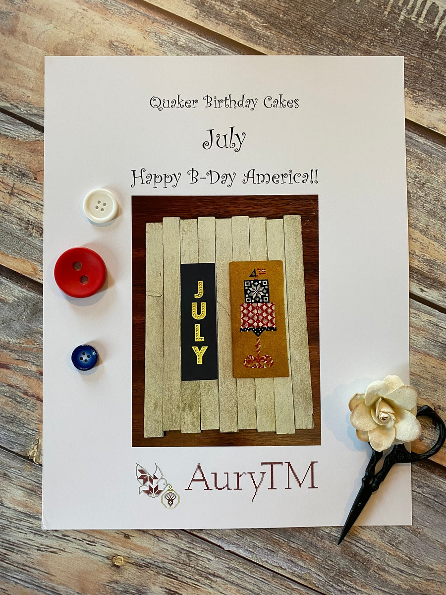 July: Happy Birthday America | Quaker Birthday Cakes Series – Pumpkin ...