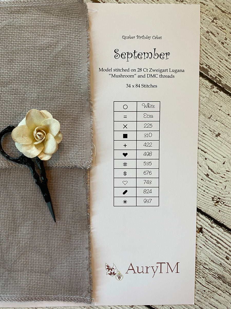 September | Quaker Birthday Cakes Series – Pumpkin Creek Primitives